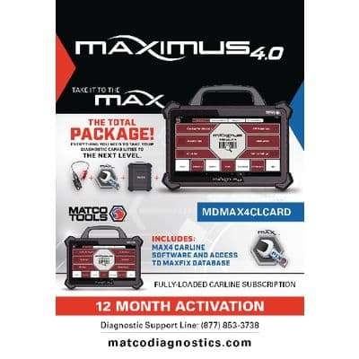 Maximus Diagnostics | Diagnostics | Service. Trust. Results.® | Matco Tools