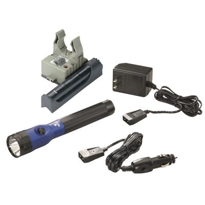 STINGER DUAL SWITCH LED RECHARGEABLE FLASHLIGHT WITH PIGGYBACK CHARGER ...