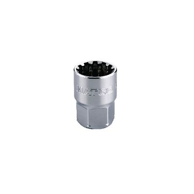 17MM THRU-DRIVE SPLINE SOCKET B17TH | Matco Tools