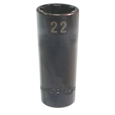 1/2" 22MM METRIC DEEP PRO NON-SLIP IMPACT SOCKET CDPA22M | Matco Tools