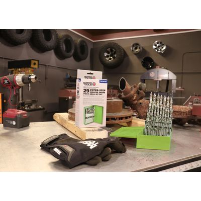 29 PIECE HYPER-STEP DRILL BIT SET DB29HSG | Matco Tools