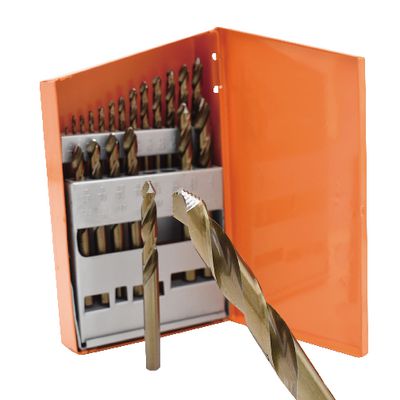 21 PIECE COBALT MECHANIC'S LENGTH HYPER-STEP DRILL BIT SET DBC21HSM ...