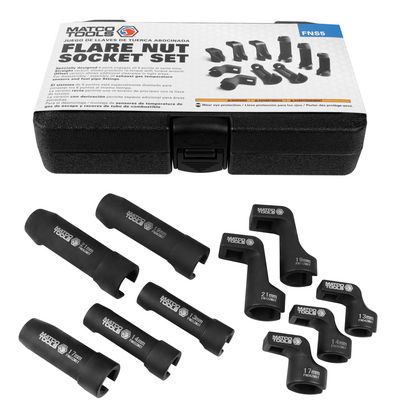 FLARE NUT SOCKET SET - STRAIGHT & OFFSET (13MM, 14MM, 17MM, 19MM, 21MM ...