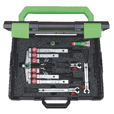 MEDIUM UNIVERSAL 2 AND 3 JAW PULLER SET WITH NARROW QUICK ADJUSTING ...