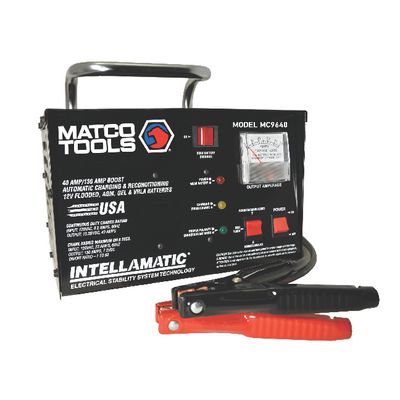 12V INTELLAMATIC SMART PORTABLE BENCH TOP CHARGER WITH POWER SUPPLY ...