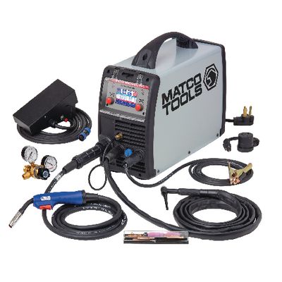 200 AMP SYNERGIC MIG, TIG AND MMA WELDER (3-IN-1) MG200S | Matco Tools