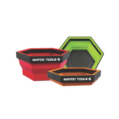COLLAPSIBLE MAGNETIC TRAYS - SET OF 3 MMHCUP3 | Matco Tools