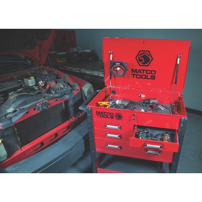 4-DRAWER HEAVY-DUTY SERVICE CART RED MSC4RQP | Matco Tools