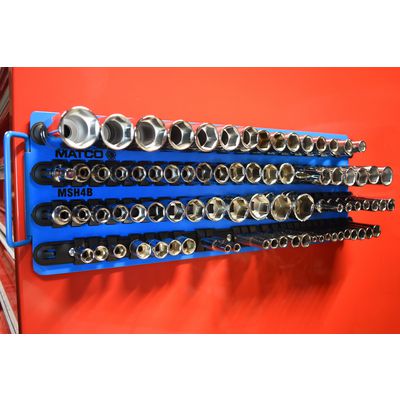 MAGNETIC SOCKET RAIL TRAY FOR 80 SOCKETS - BLUE MSH4B | Matco Tools
