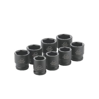 3/4" DRIVE 8 PIECE METRIC 6 POINT ADV IMPACT SOCKET SET SDPM86V | Matco ...