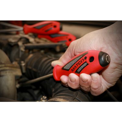 10 PIECE TOP TORQUE II SCREWDRIVER SET - RED SSPCR10C | Matco Tools