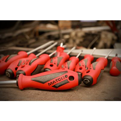 10 PIECE TOP TORQUE II SCREWDRIVER SET - RED SSPCR10C | Matco Tools