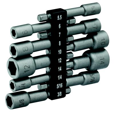10 PIECE MAGNETIC NUT SETTER SET SBCXR10R | Matco Tools